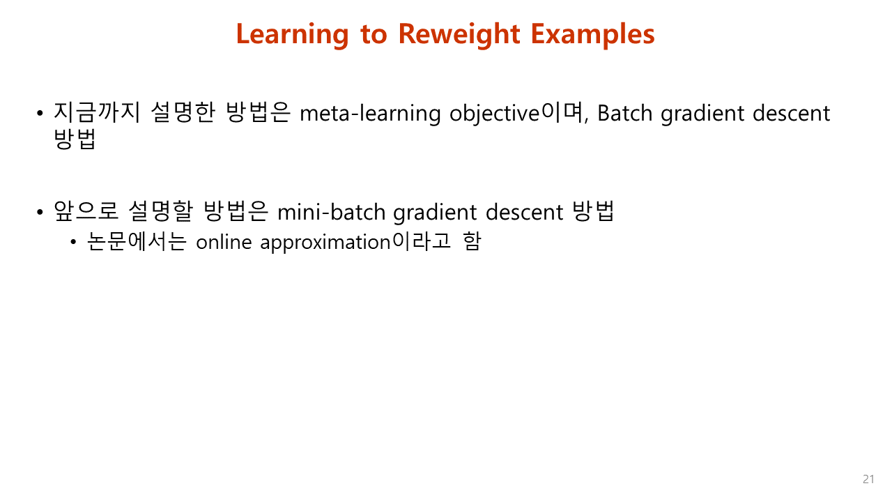 Paper Review. Learning to Reweight Examples for Robust Deep Learning ... Paper Review. Learning to Reweight Examples for Robust Deep Learning ...